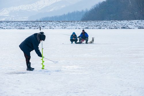 Ice Fishing Holes 101 - Patterns, How Far Apart & Size