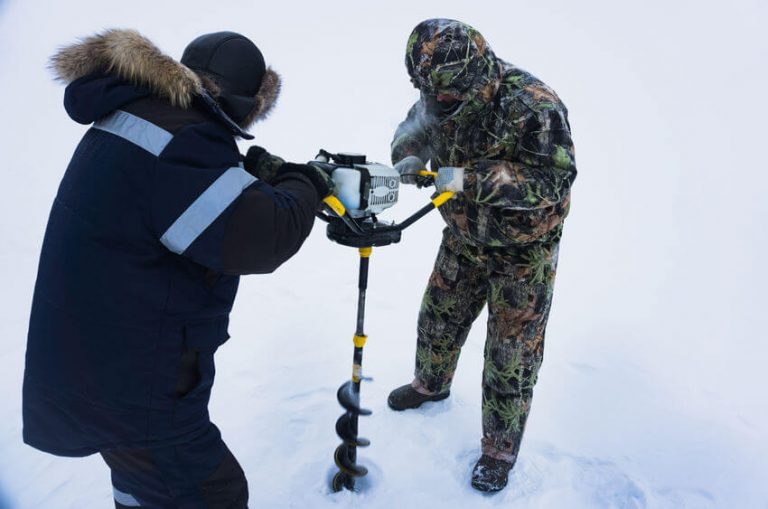 Ice Fishing Holes 101 - Patterns, How Far Apart & Size